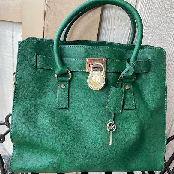 Michael Kors | Bags | Michael Kors Hamilton Lock And Key Tote | Poshmark